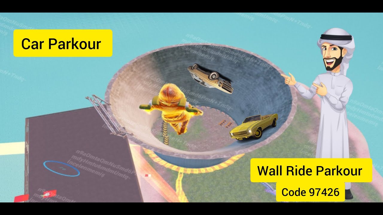 Wall Ride Car Parkour Pubg 😎😎 | Code 97426 | Pubg Mobile Parkour ...