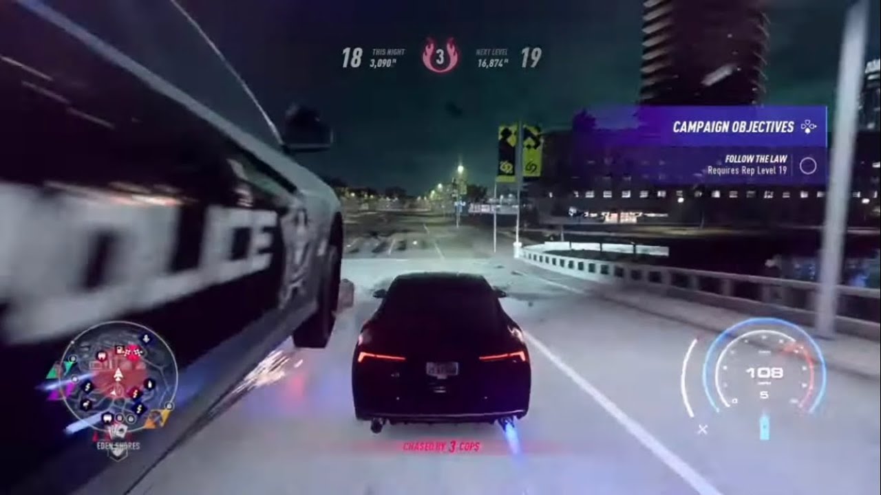 My longest police chase in NFS Heat (14+ minutes!) - YouTube
