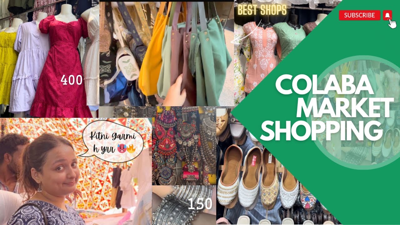 Colaba Causeway🪷|shopping in mumbai||street shopping||marine drive ...