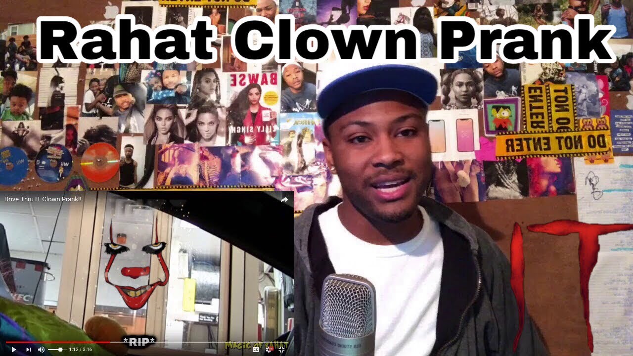 Magic of Rahat - Drive Thru IT Clown Prank | Reaction - YouTube