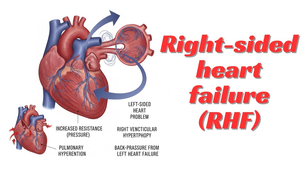 Right sided heart failure RHF - YouTube