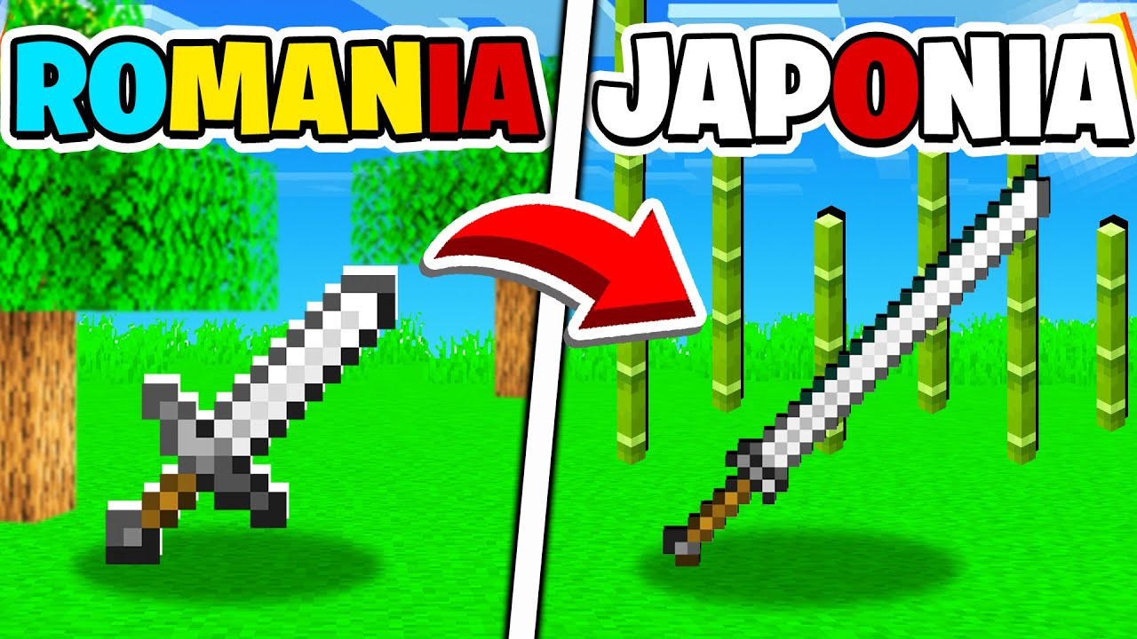 Minecraft Este DIFERIT in ALTE TARI... - YouTube