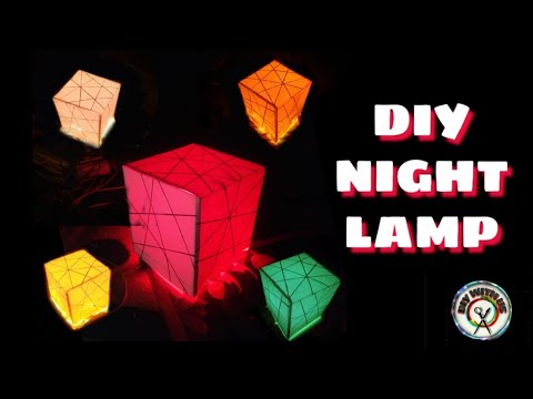 DIY NIGHT LAMP||DIY WITH US|| EASY TO MAKE - YouTube