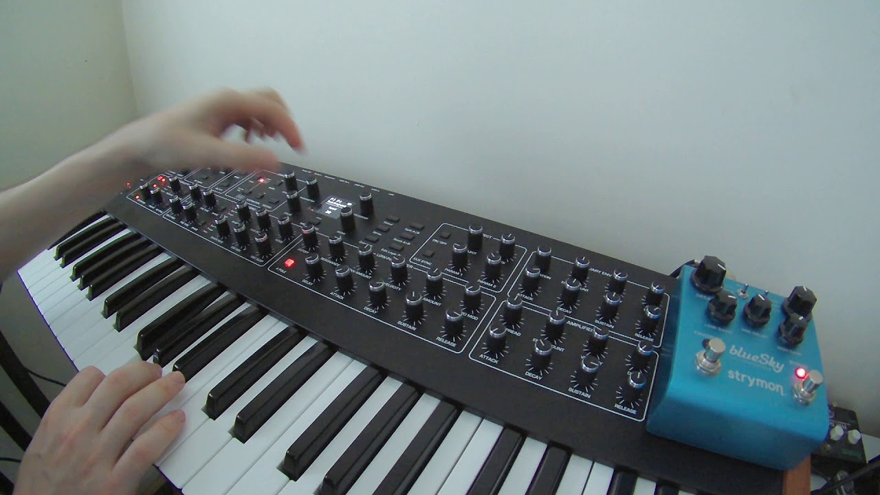 DSI Prophet Rev 2 & Strymon Blue Sky - YouTube