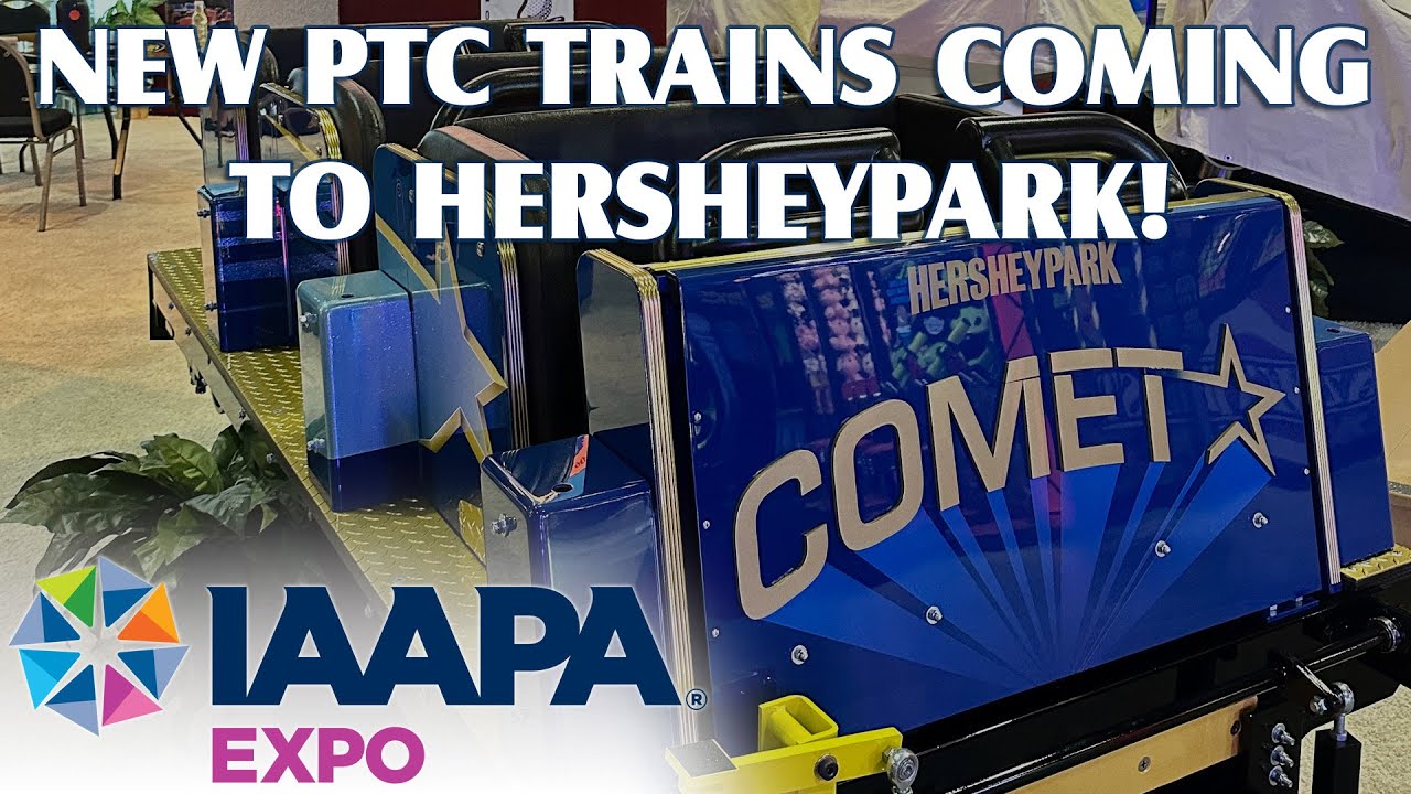Hersheypark Unveils New Comet Coaster Trains For 2024 At The IAAPA Expo ...
