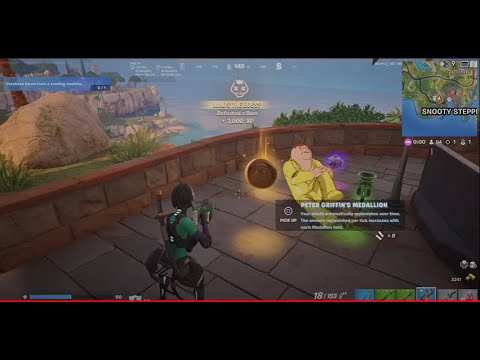Fortnite - Peter Griffins Medallion (Snooty Steppes) - YouTube