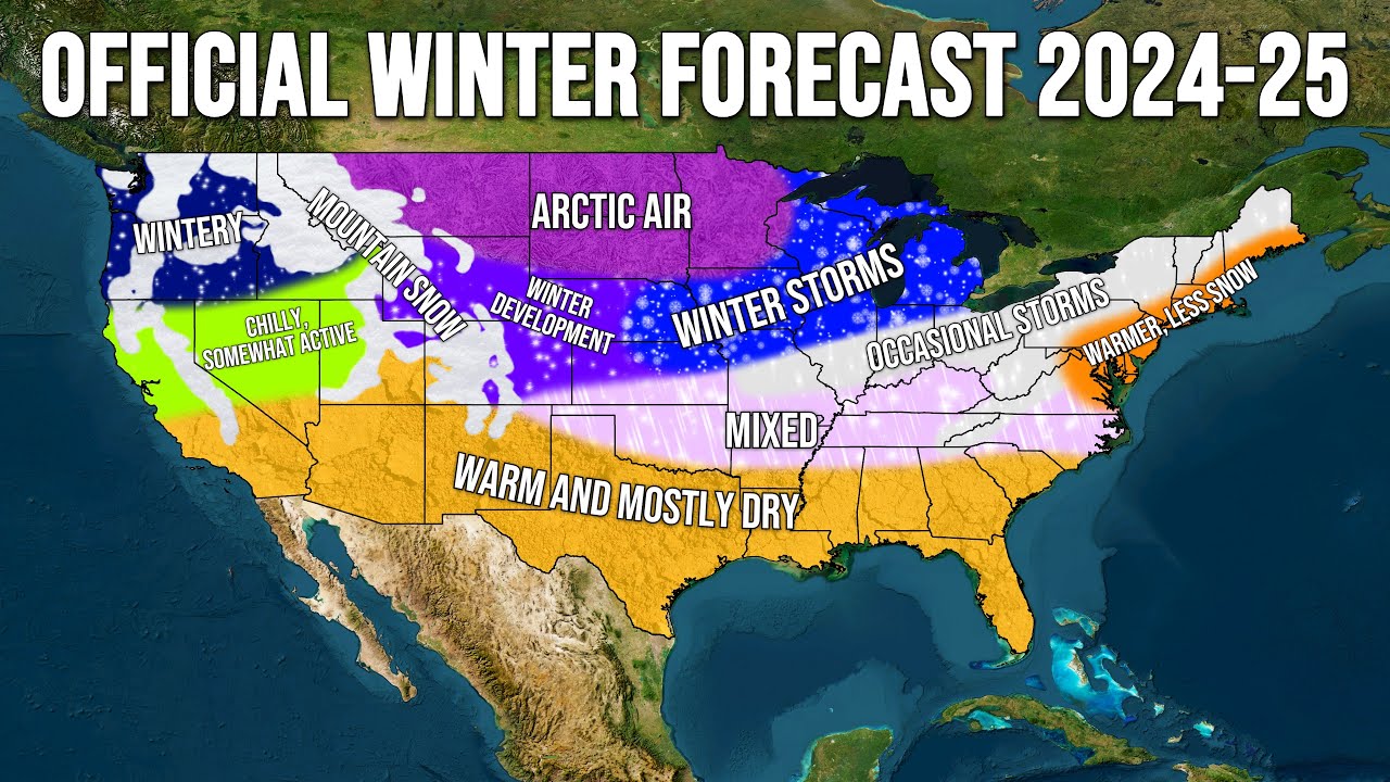 OFFICIAL Winter Forecast 2024-25 - La Niña Is Back! - YouTube