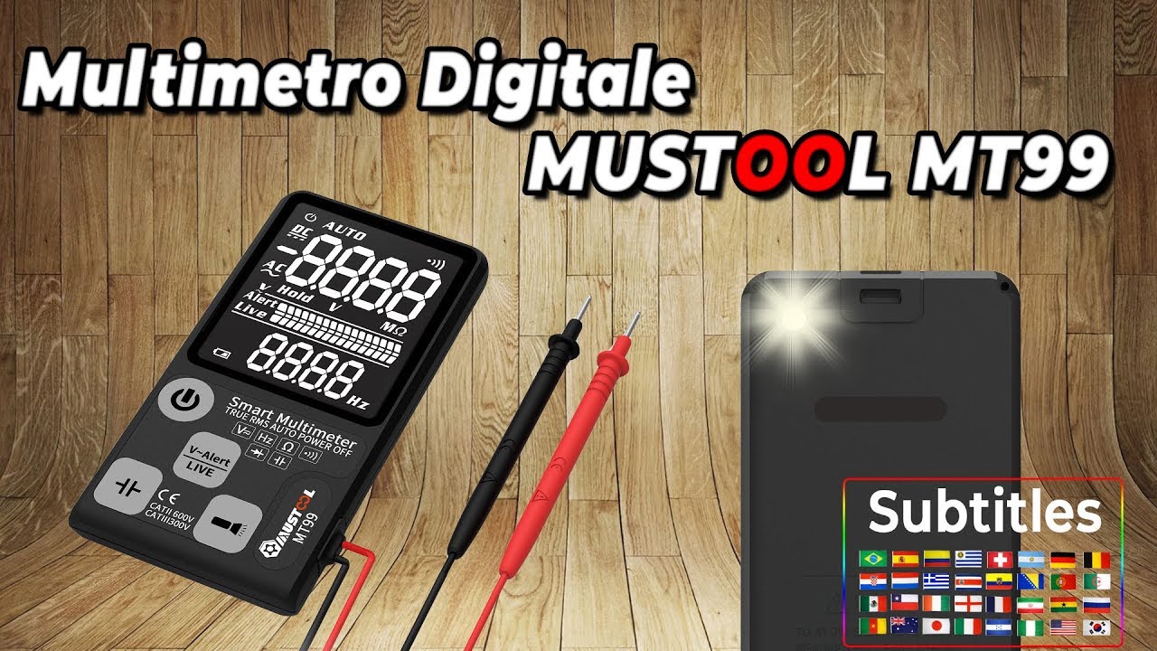 Multimetro Digitale MUSTOOL MT99 | Digital Multimeter - YouTube