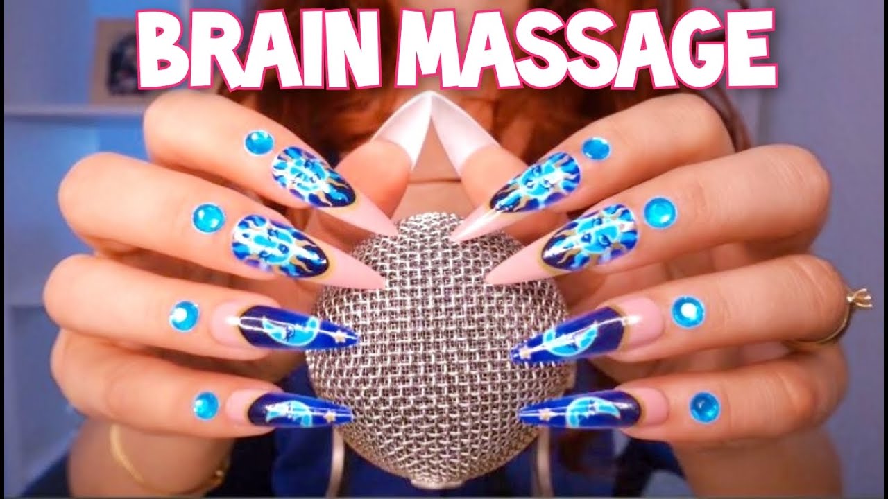 ASMR BRAIN Massage 🌟 Mic Scratching with No Cover, Tapping, Bubble Wrap, Crunchy Sounds, Sponges ...