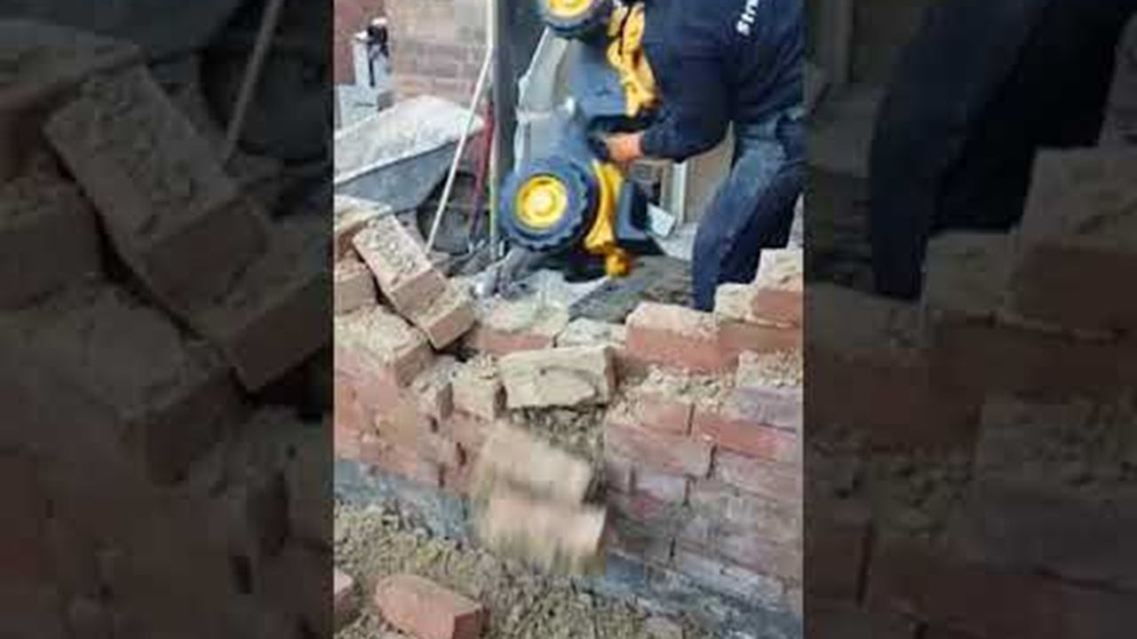 Worker Comically Demonstrates Demolition on Site || ViralHog - YouTube
