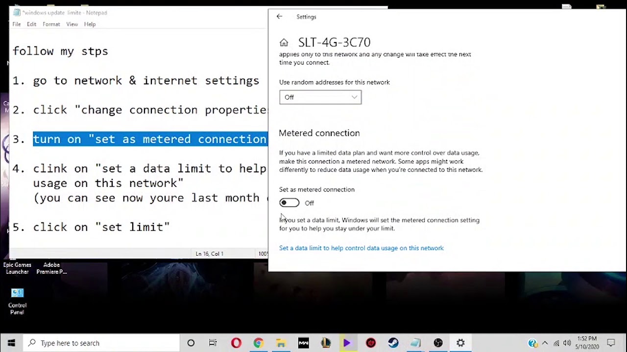 Windows Update limit without any 3rd party software or reg-edit - YouTube