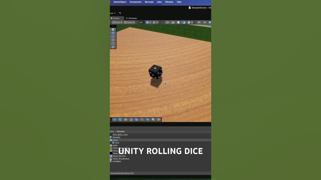 UNITY - Rolling dice mechanics. - YouTube