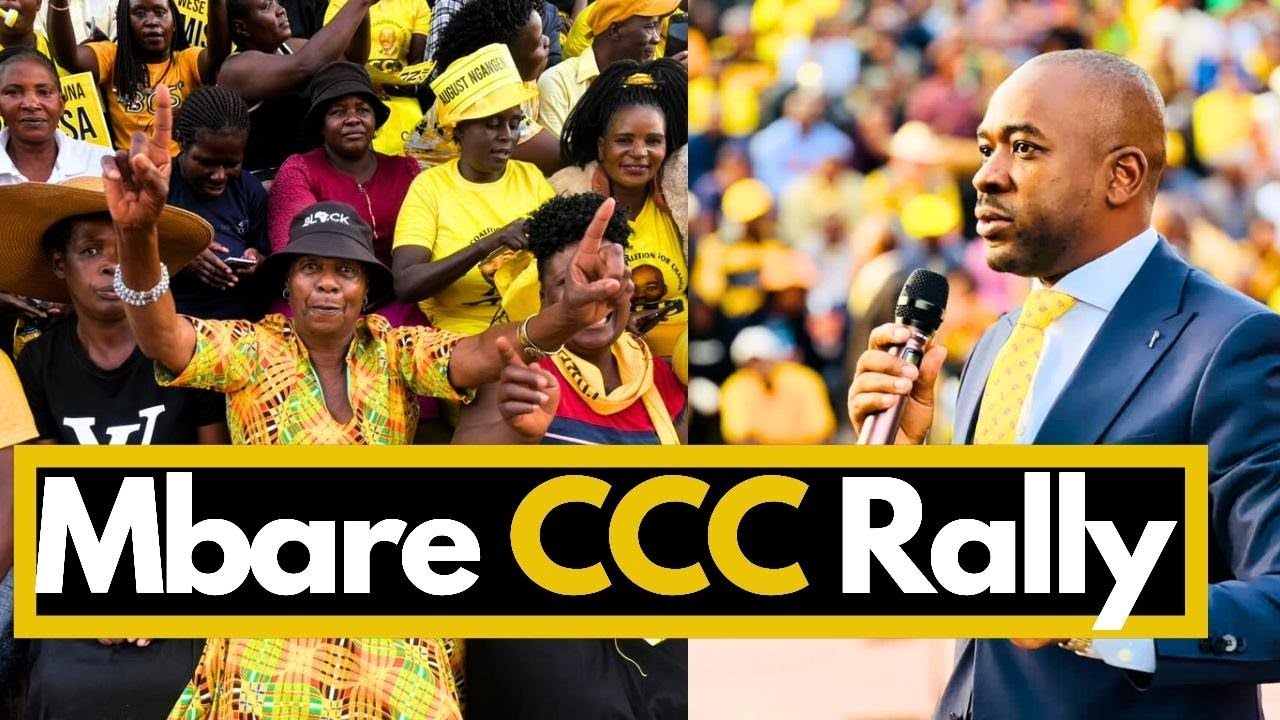 CCC MBARE RALLY | Nelson Chamisa Wows To Win The Upcoming Harmonised ...