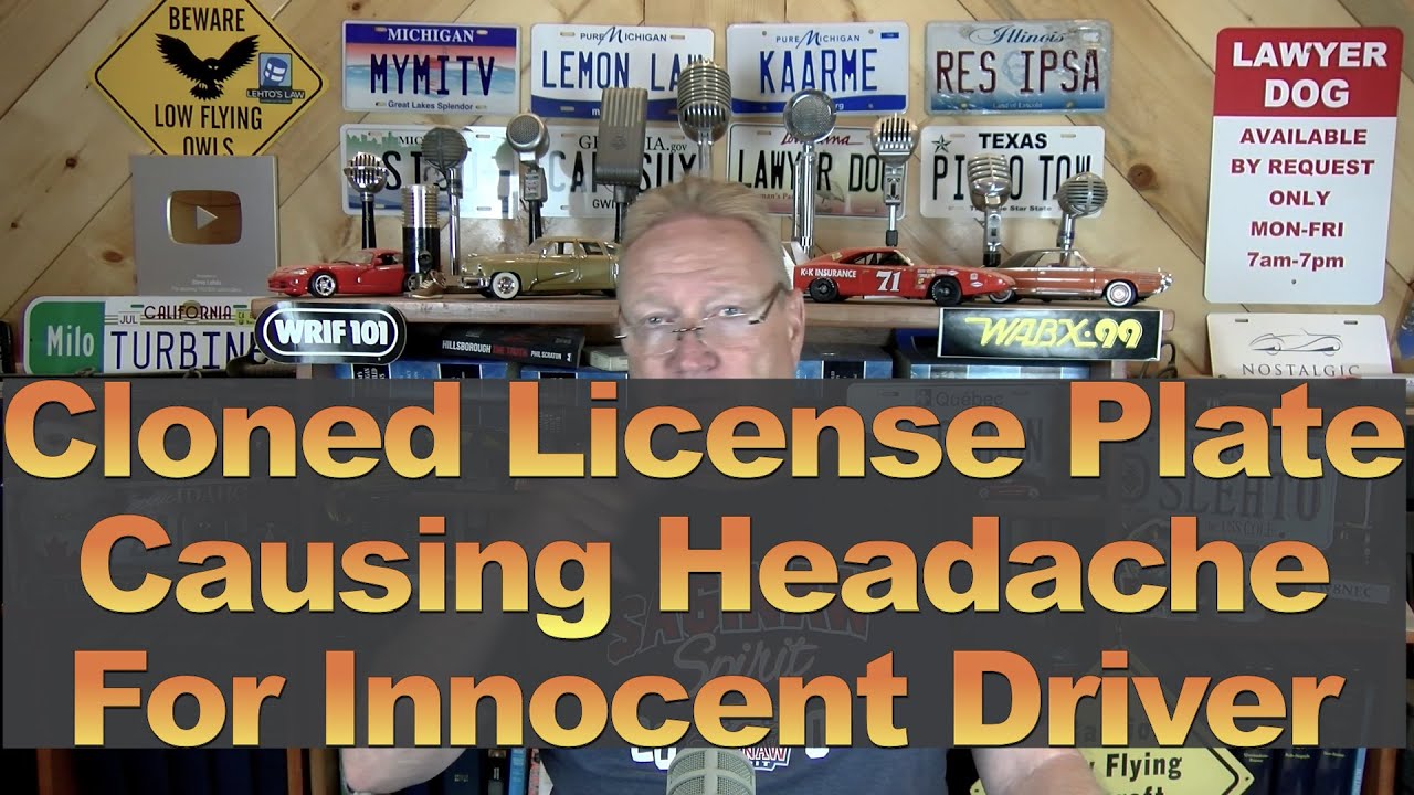 Cloned License Plate Causes Headache for Innocent Driver - YouTube