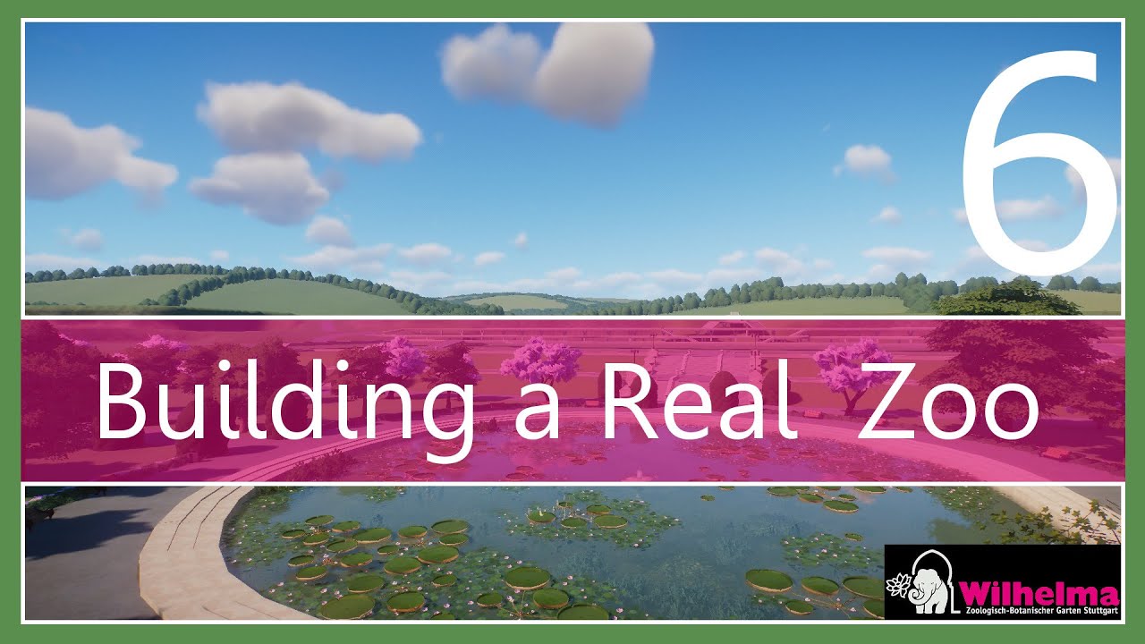 Planet Zoo | Building a Real Zoo: Part 6 - Moorish Garden - Lily Pond ...