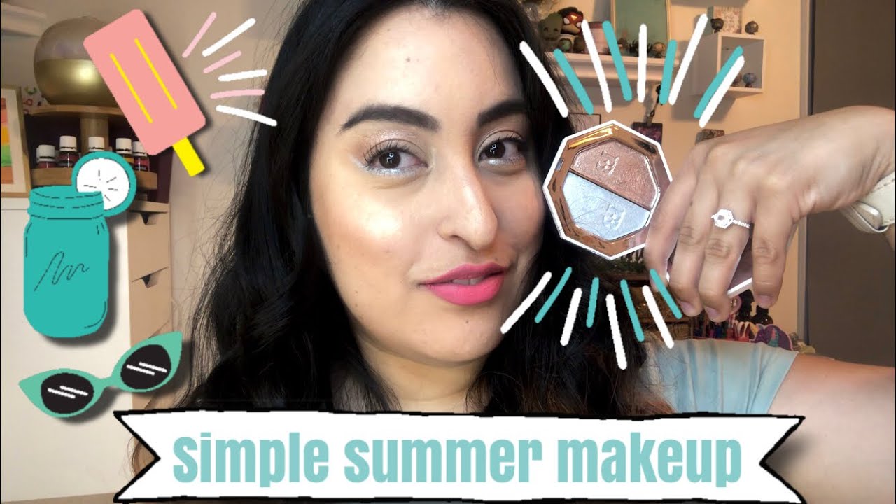 Simple and Easy Summer Makeup - YouTube