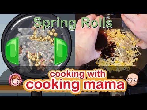 Spring Rolls | Cooking with Cooking Mama! - YouTube