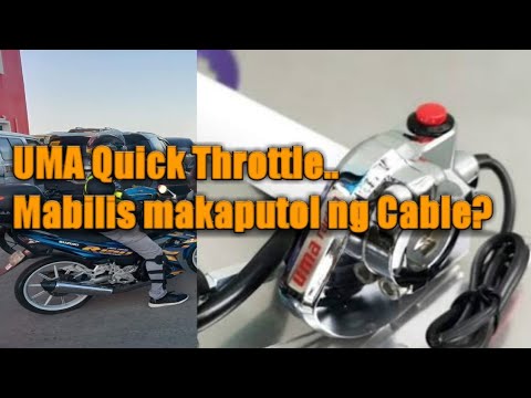 UMA Quick throttle review on my Suzuki Raider 150 Carb - YouTube