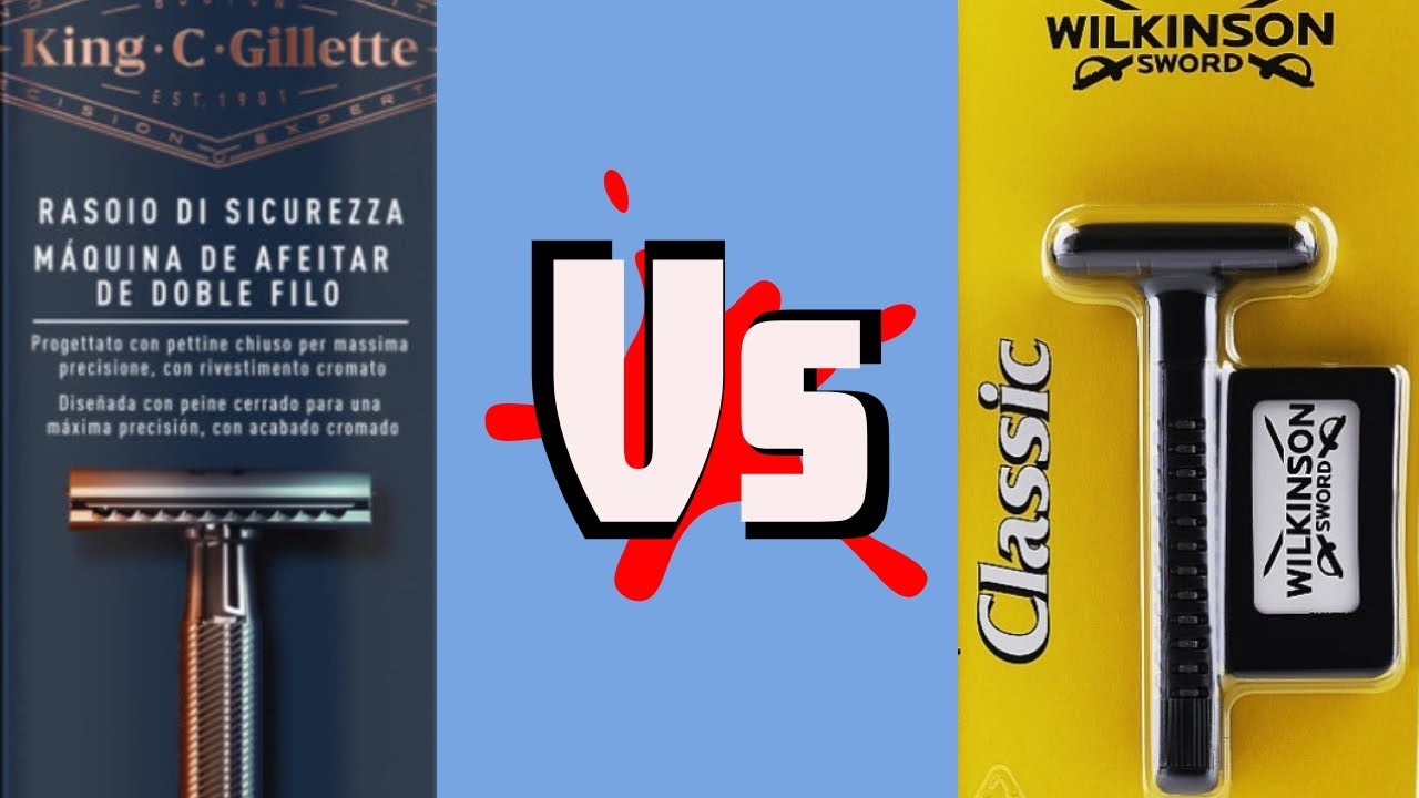 King C. Gillette vs Wilkinson Classic…🤔atto secondo!!! - YouTube