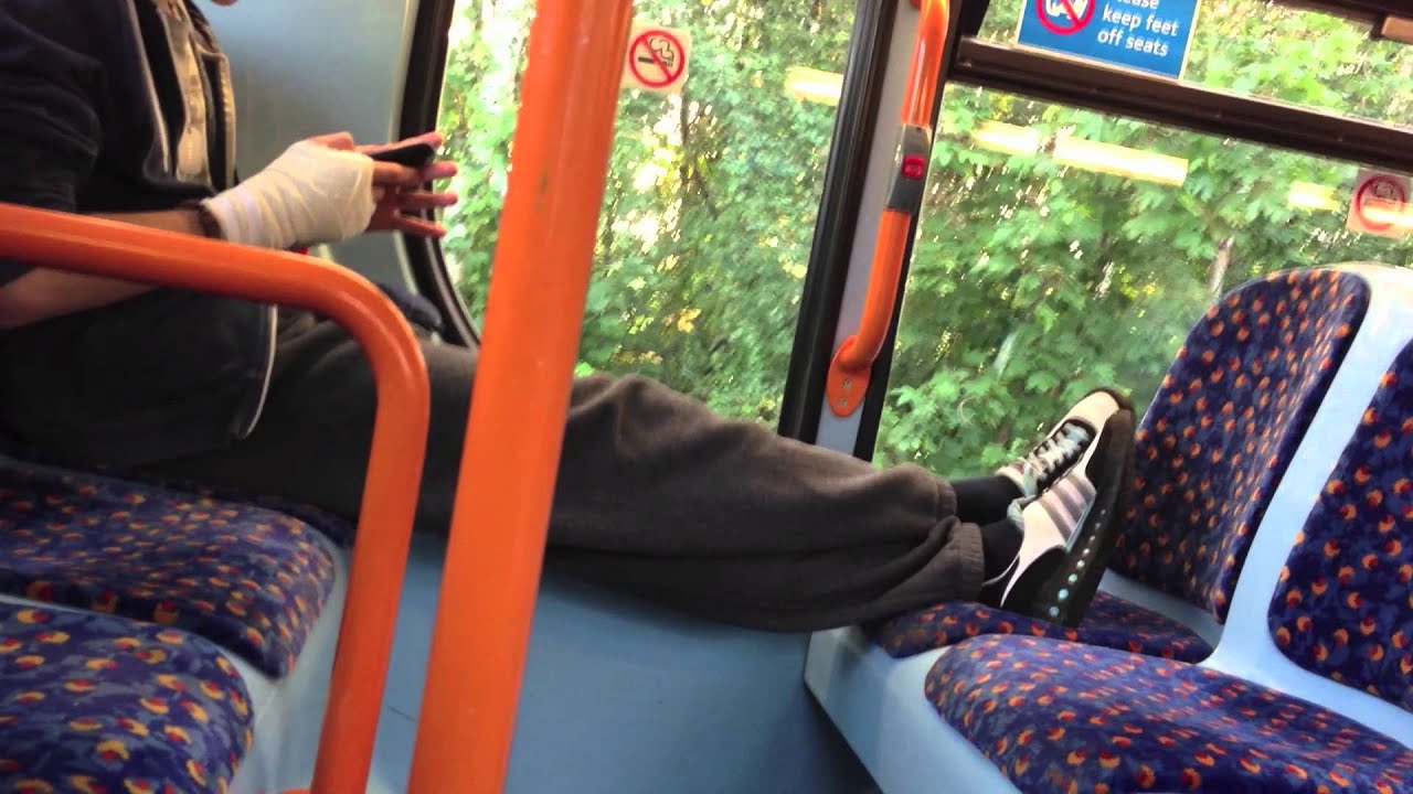 Adidas PTs Worn By A Chav On The Bus - YouTube