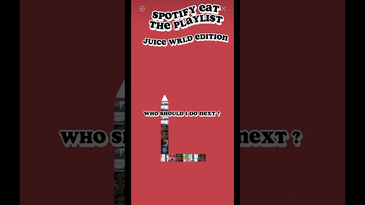 Spotify: Eat The Playlist Juice WRLD Edition #shorts # ...