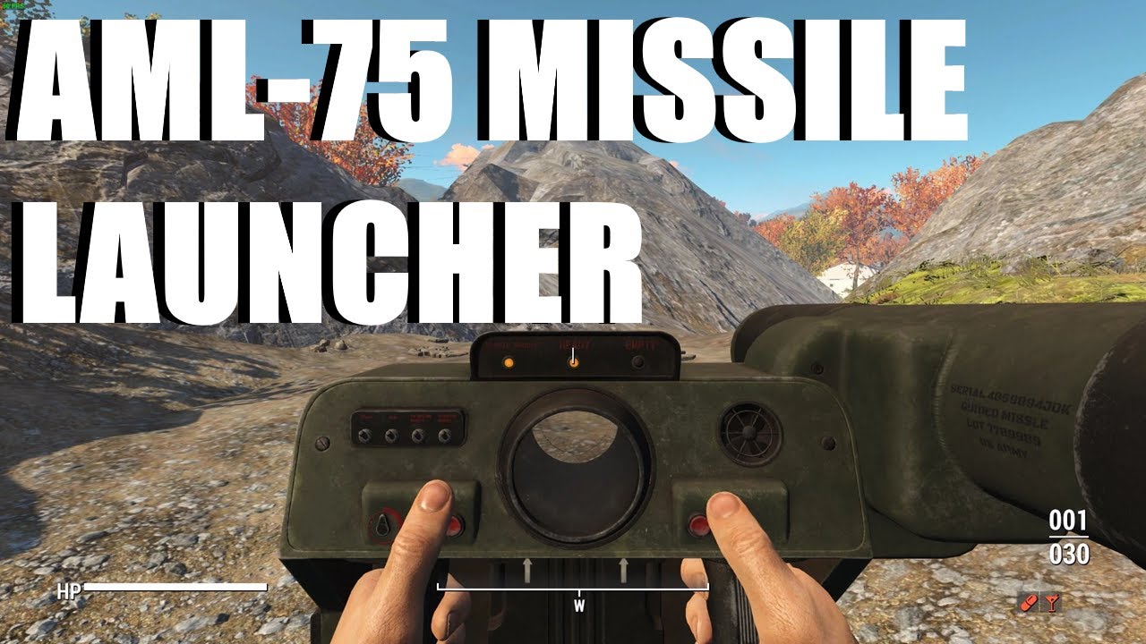 Fallout 4 Mod Review - AML-75 Missile Launcher - YouTube