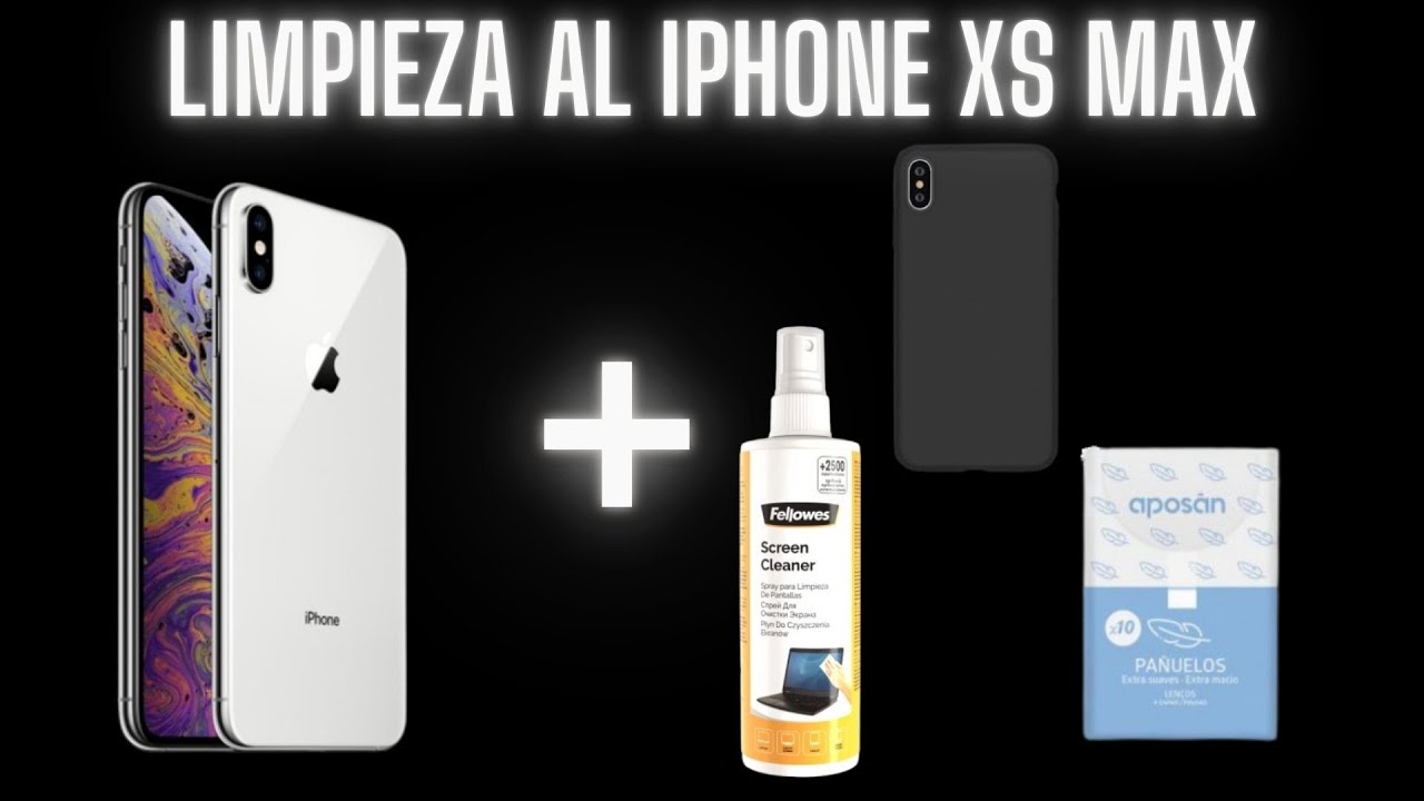 Así es como limpio mi IPhone Xs Max - YouTube
