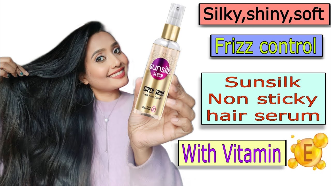 Sunsilk Non sticky hair serum review (New Launch) With demo ...