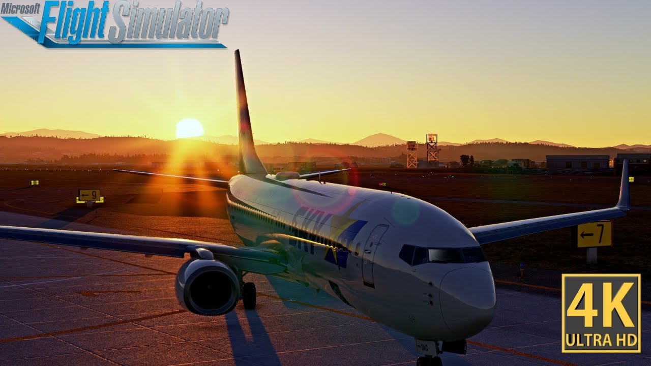 [4K] Flight Simulator | REALISTIC GRAPHICS | Takeoff from Sendai (RJSS ...