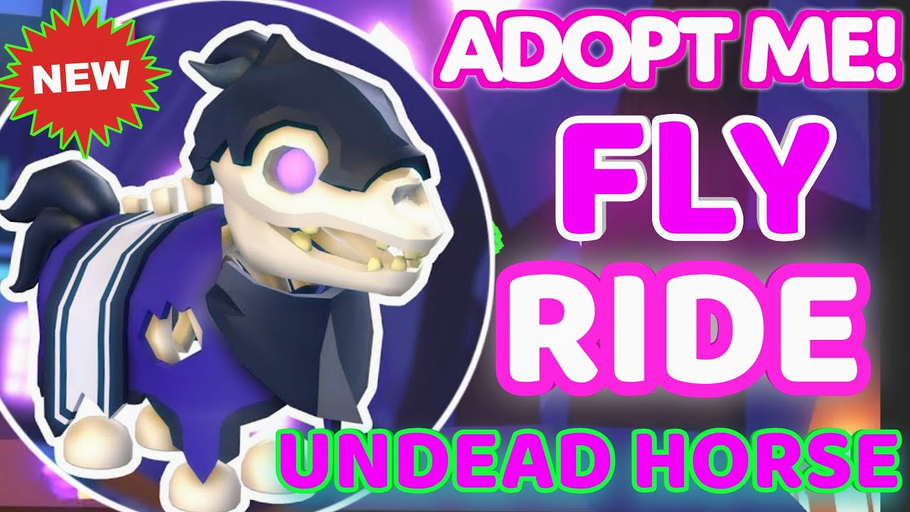 Undead Jousting Horse Fly Ride in Adopt Me Halloween Final Week Update ...
