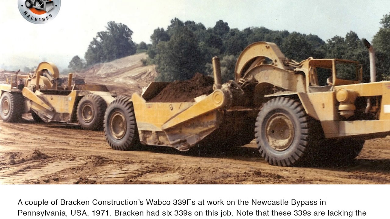 Classic earthmovers: The Wabco 339F - YouTube