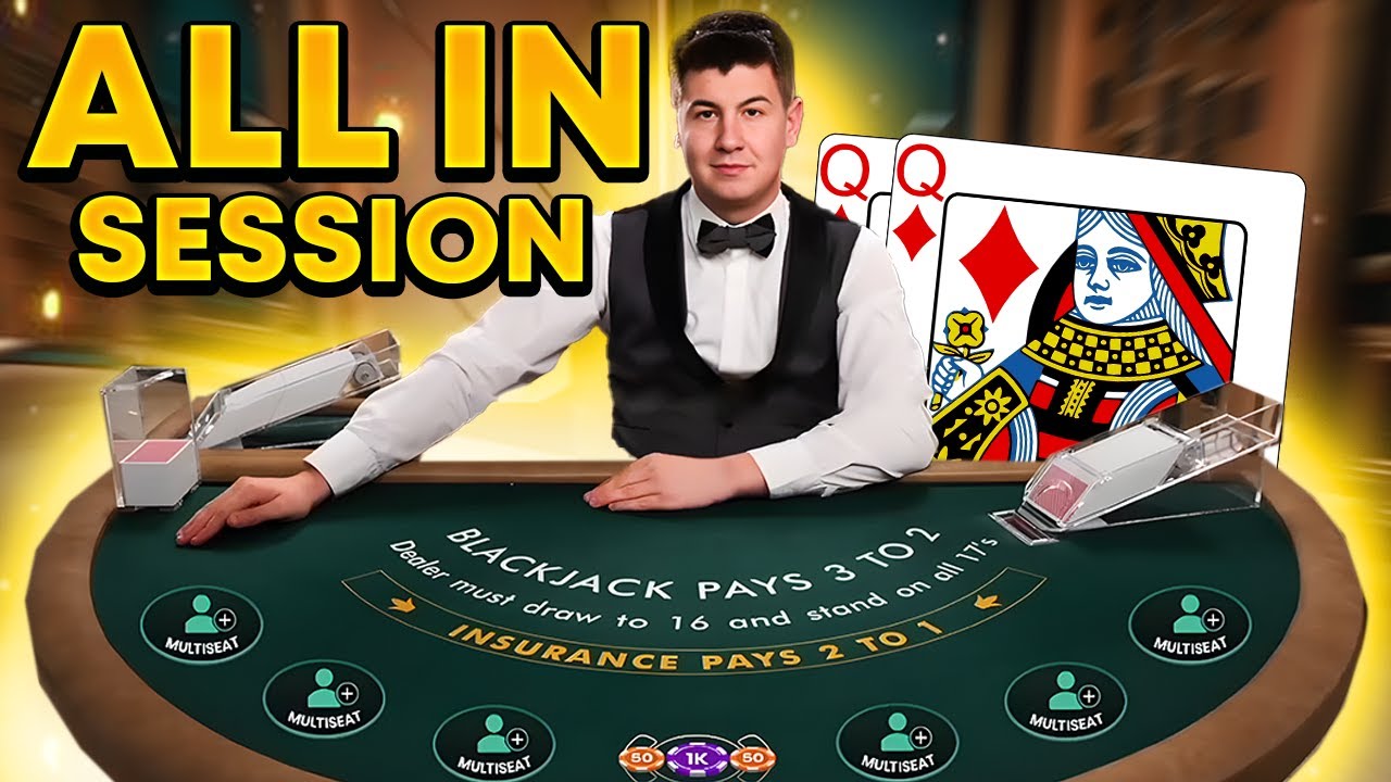 I WENT ALL IN EVERY HAND ON SALON PRIVE BLACKJACK! - YouTube
