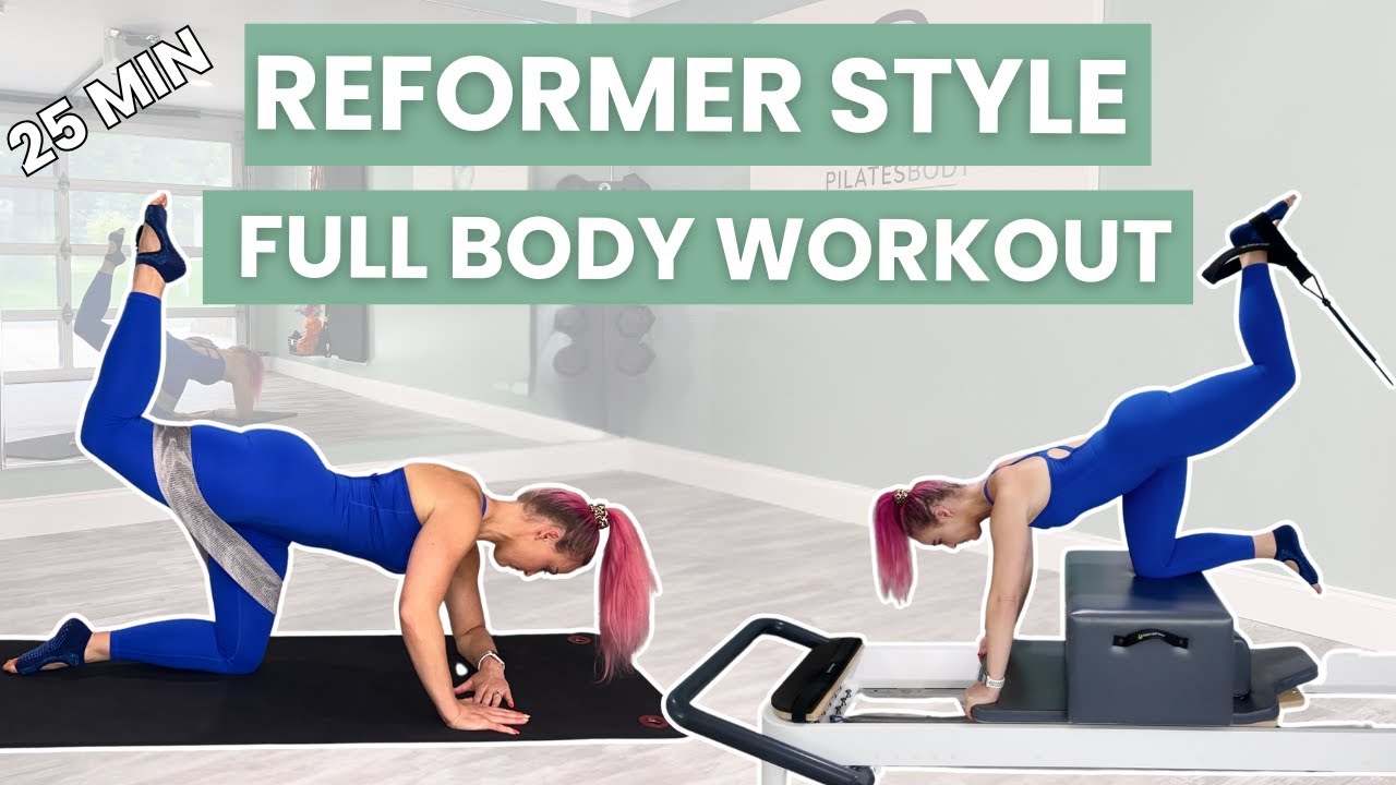 Reformer-Style Pilates at Home | 25-Min Full Body Band Workout | Day 1 ...