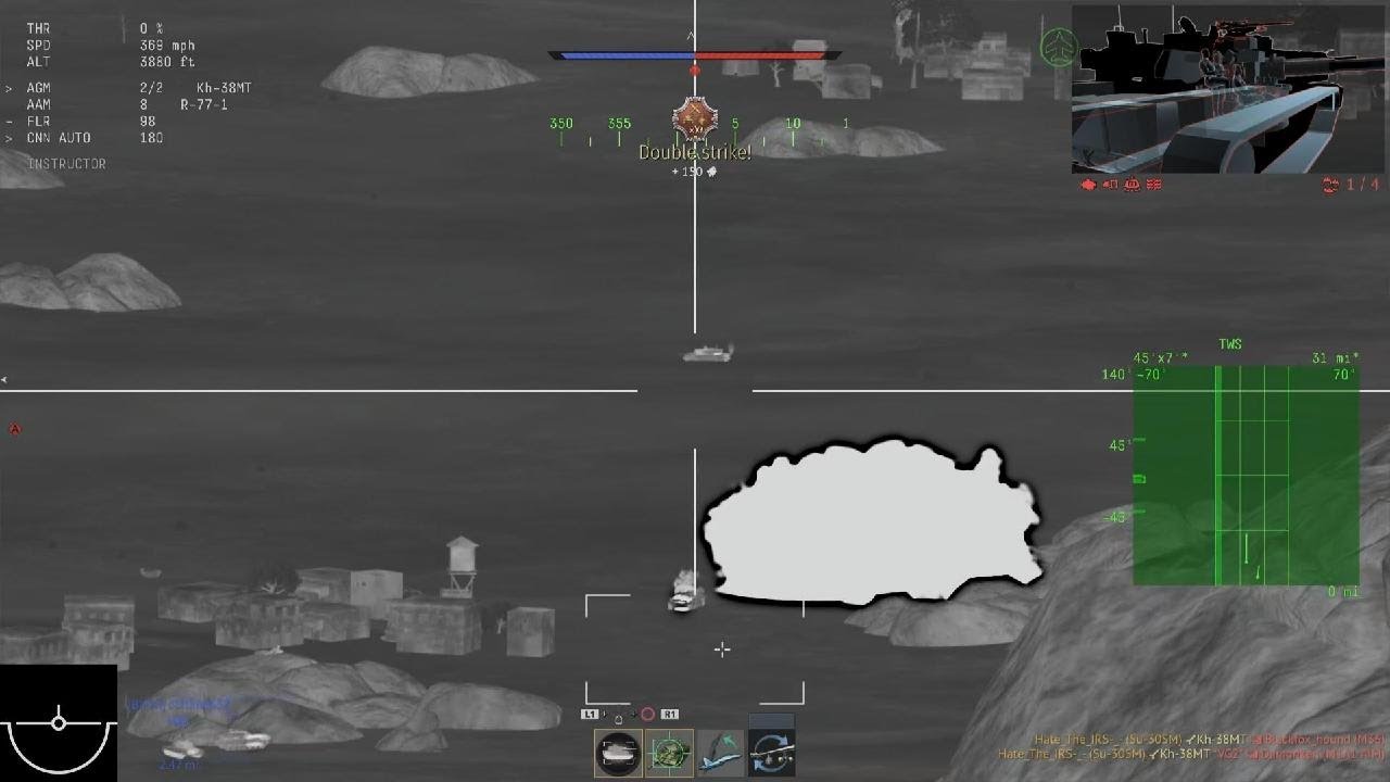 War Thunder Su30sm kh38mt missile spam x4 kills - YouTube