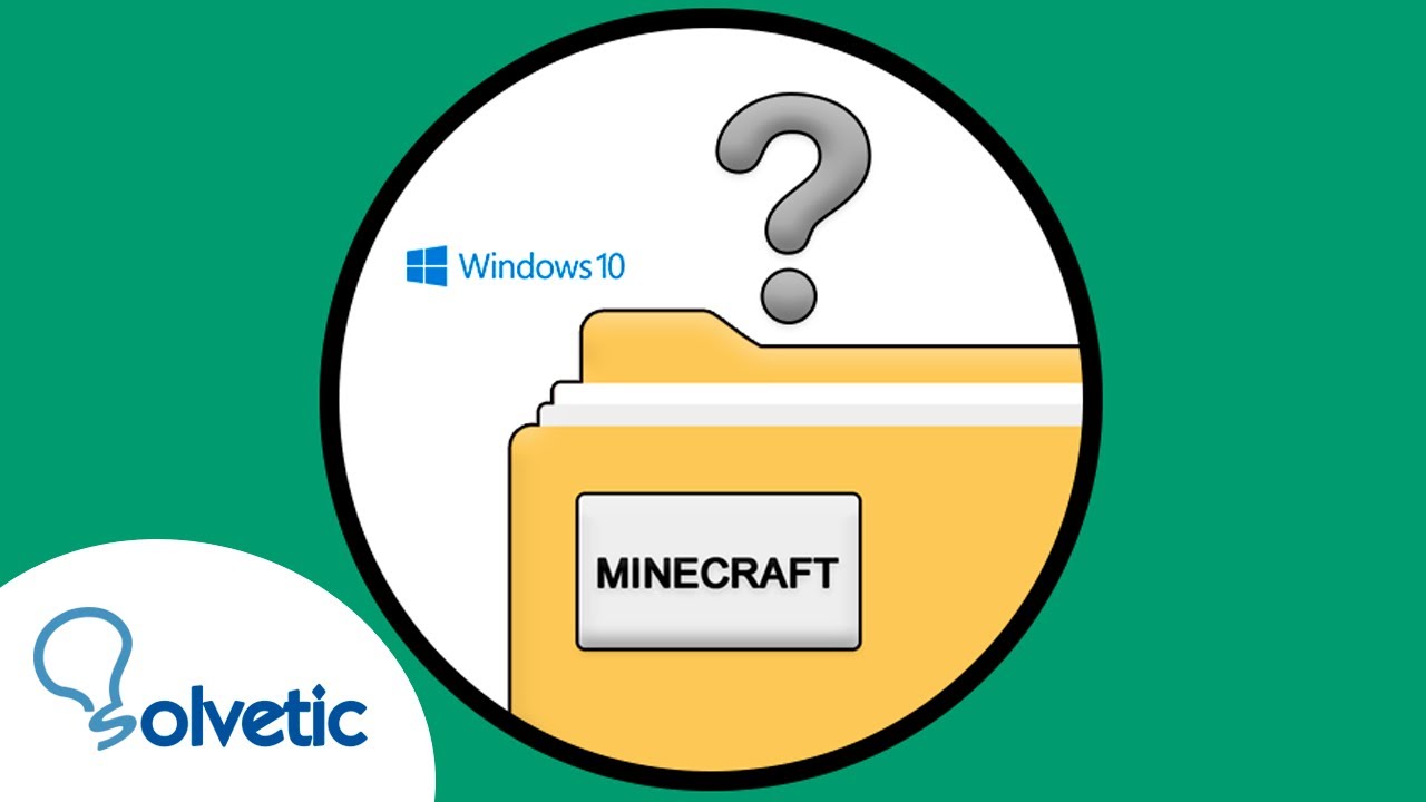 📁 DONDE se encuentra la CARPETA de MINECRAFT en Windows 10 | GAMES y APPDATA - YouTube