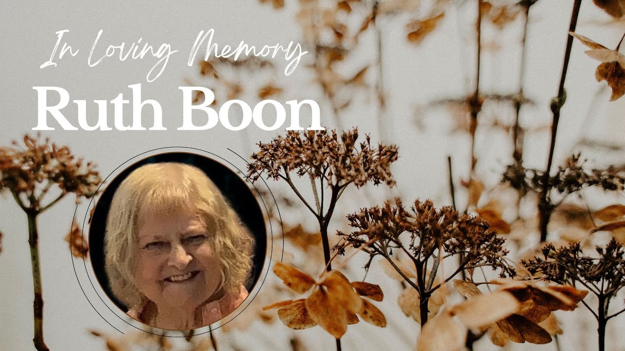 Funeral Service - Ruth Boon - YouTube