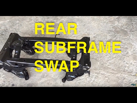 I Wrecked My Miata!! Part 2 - Rear Subframe Swap. - YouTube