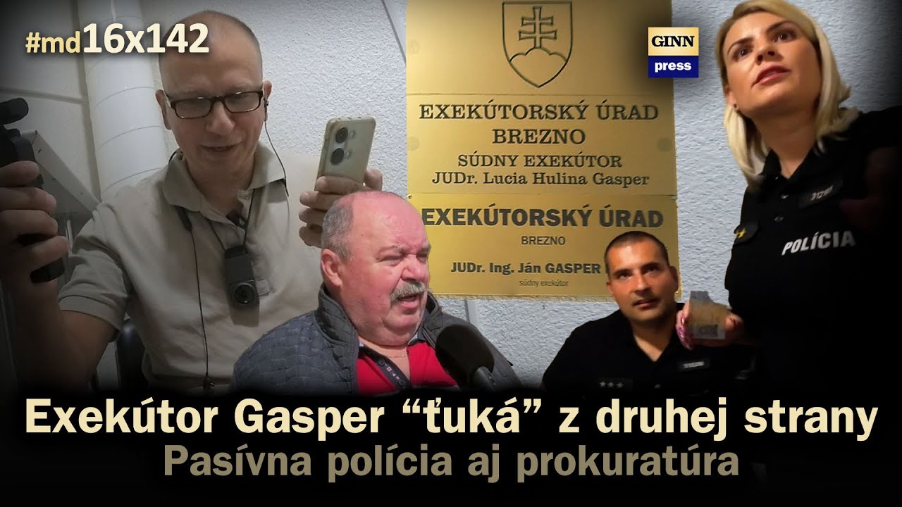 Exekútor Ján Gasper ťuká z druhej strany a porušuje zákony. Pasívna polícia aj prokuratúra # ...
