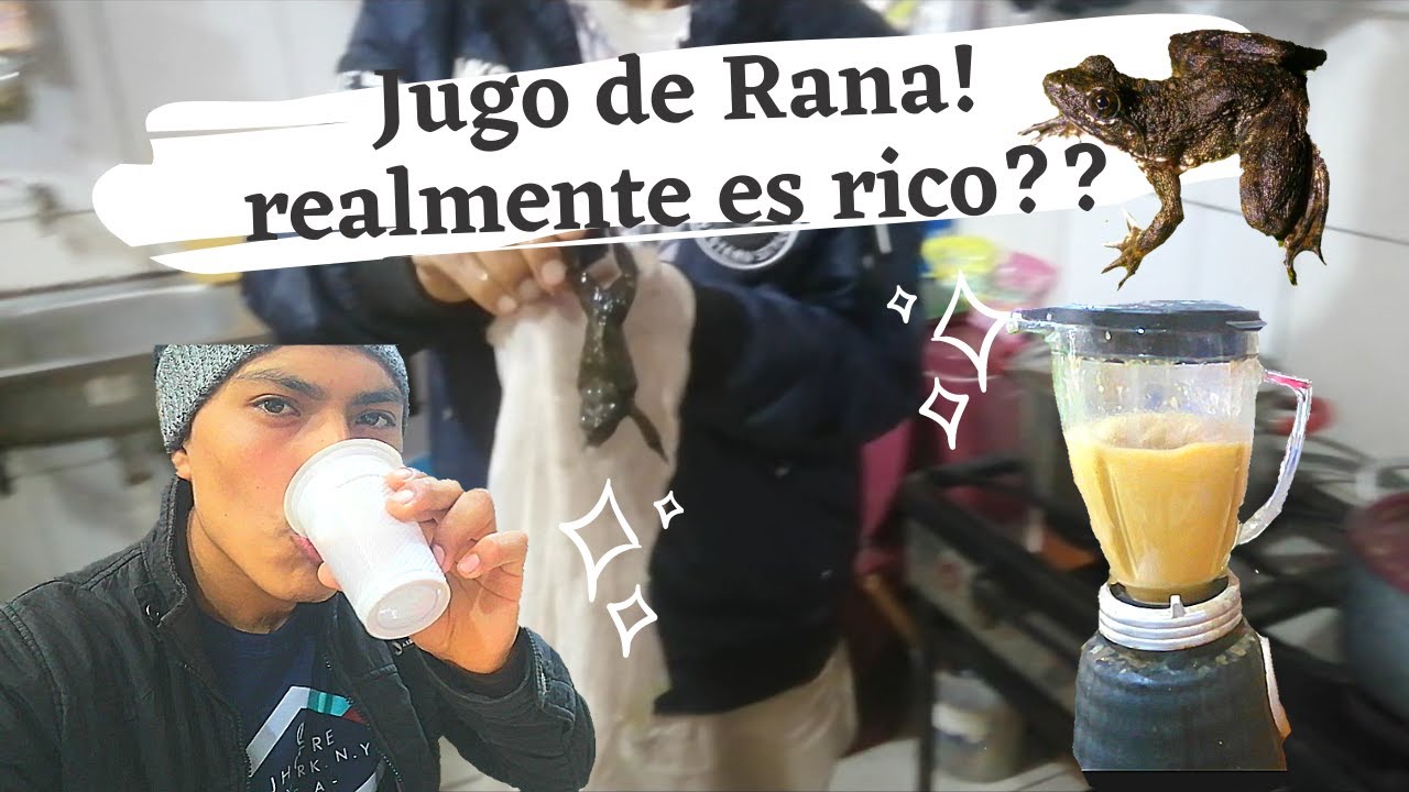 Probando jugo de Rana 🐸/Joel And - YouTube