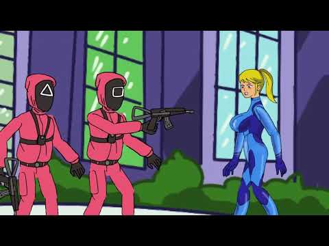 😄SAMUS ARAN farting to SQUID GAME