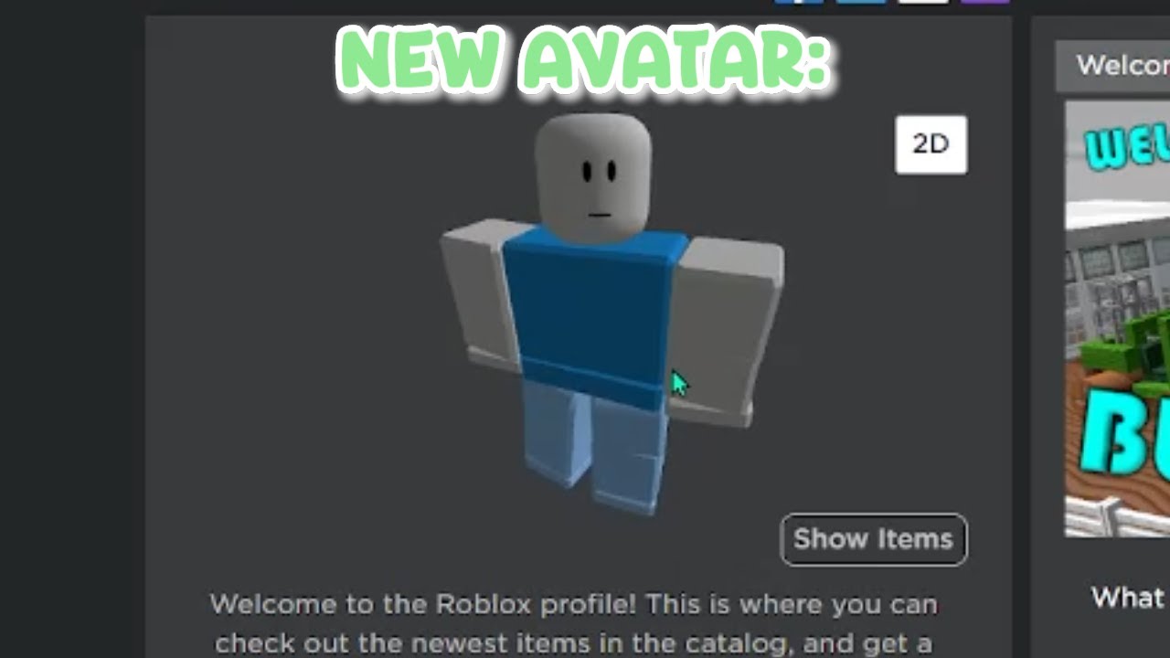 Roblox Changed Their Avatar? - YouTube