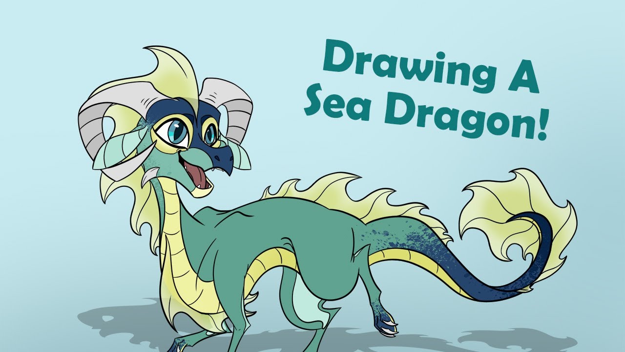 Speedpaint! | Sea Dragon Character - YouTube