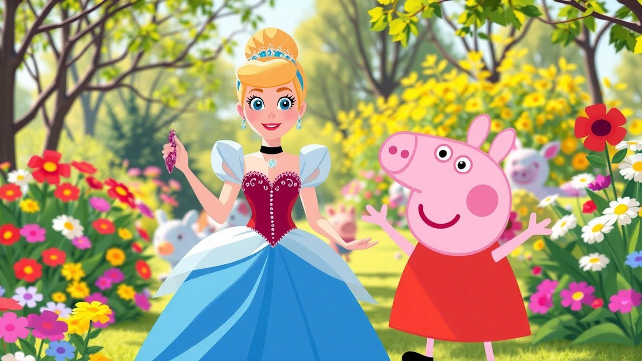 Peppa und Cinderella: Das Glitzerschuh-Fest - YouTube