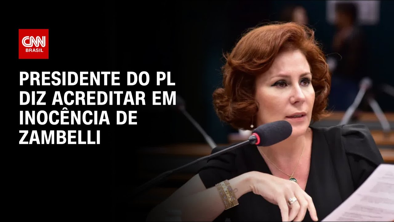 Presidente do PL diz acreditar em inocência de Zambelli | CNN 360 ...