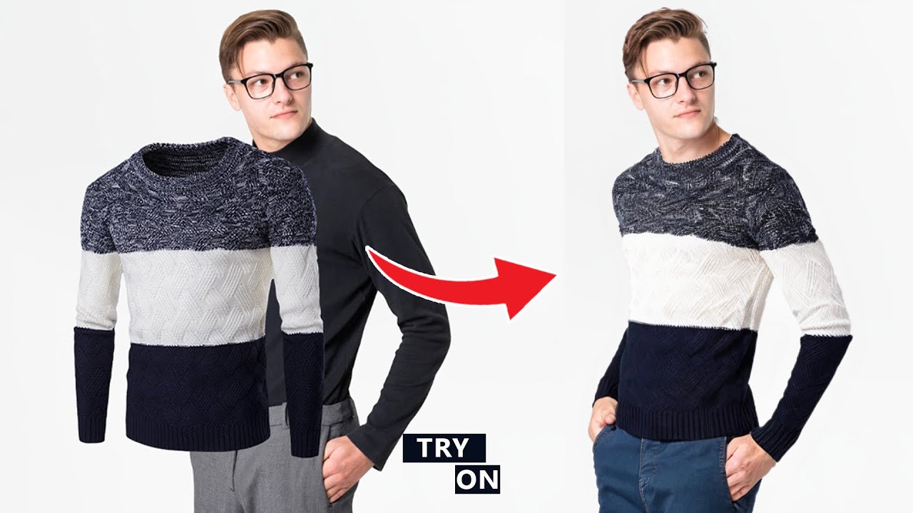 Easy way to try clothing using free ai tool - YouTube