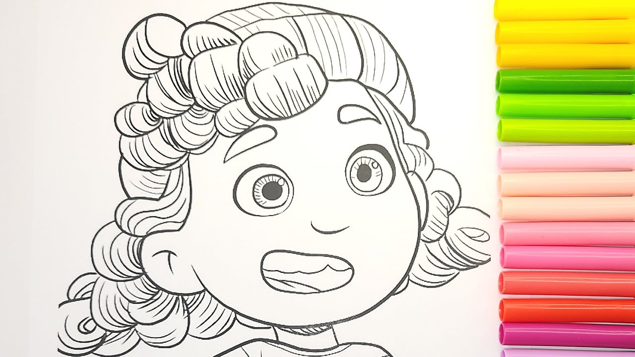 luca Coloring Page Coloring Pages for Kids#trolls - YouTube