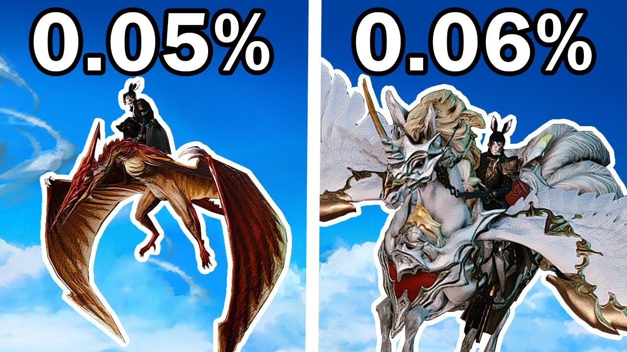 Only The Most Dedicated FFXIV Players Have These Mounts - YouTube