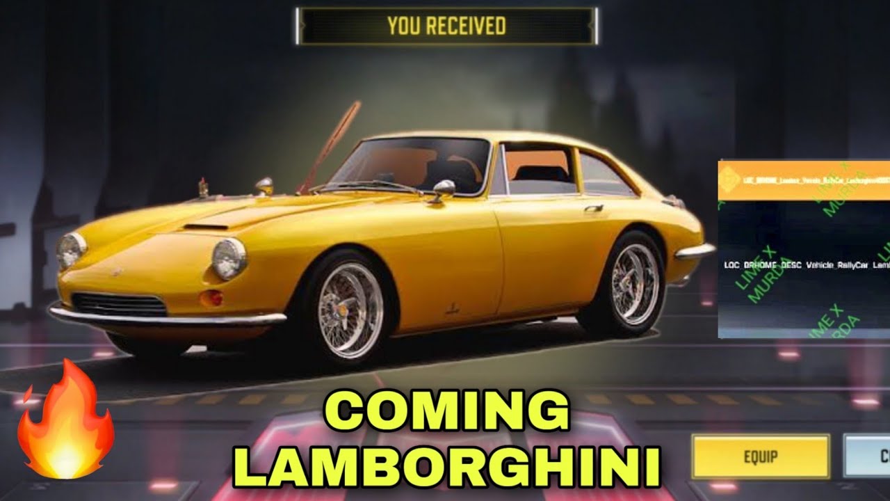 LEGENDARY LAMBORGHINI FIRST LOOK CODM - LEGENDARY GUNZO - NEW GUN M13 ...
