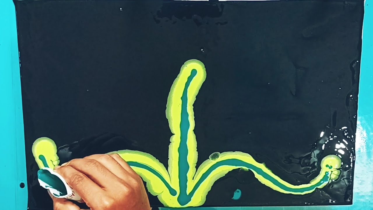 Acrylic painting| Acrylic Flow art| Relaxing artwork| Acrylic pouring ...