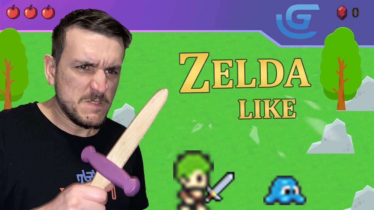 Créer son propre Zelda avec GDevelop - Part 1/2 - YouTube